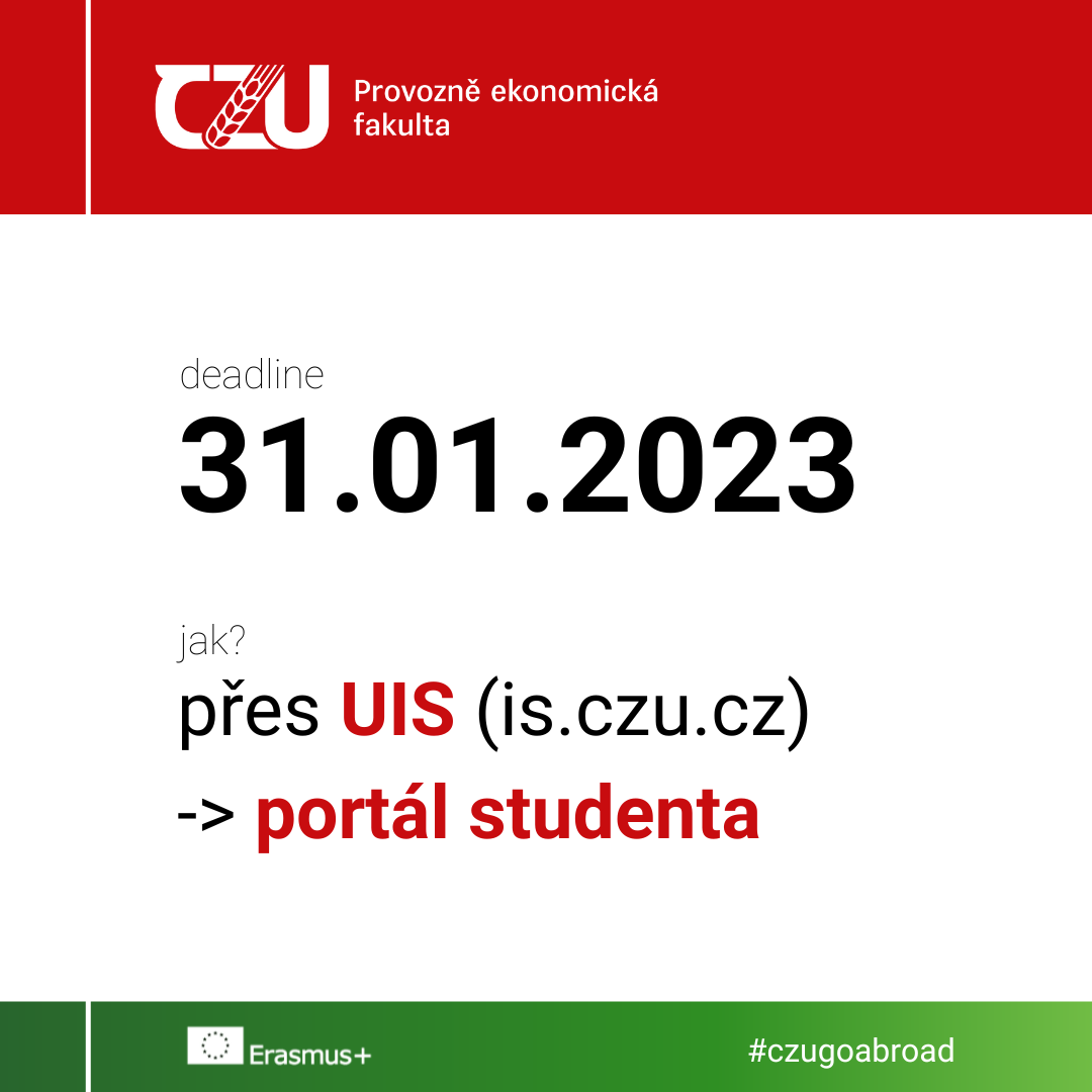 Česká zemědělská univerzita v Praze Mezinárodní vztahy - Aktuality ...
